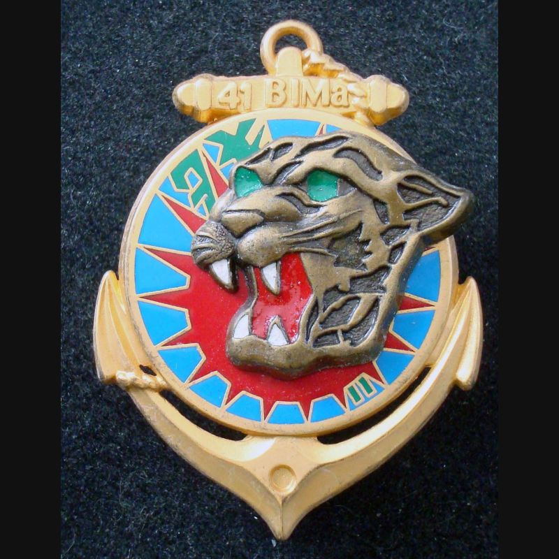 Insigne du 41° Bataillon d’Infanterie de Marine BOUSSEMART G. 3448