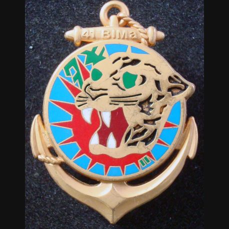 Insigne du 41° Bataillon d’Infanterie de Marine Boussemart G. 3448