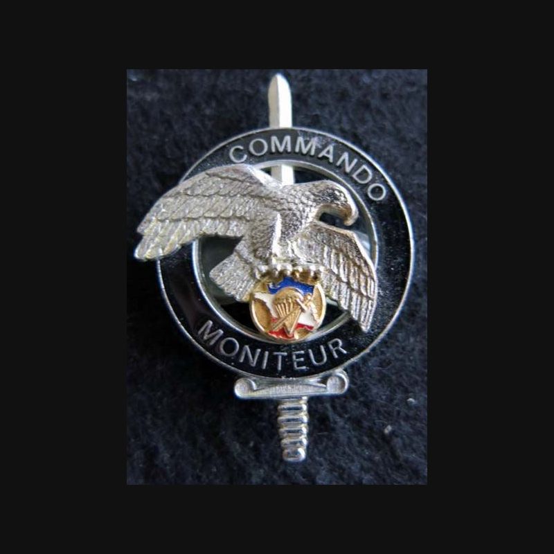 CNEC : Insigne de brevet moniteur commando Delsart homologué GS.93