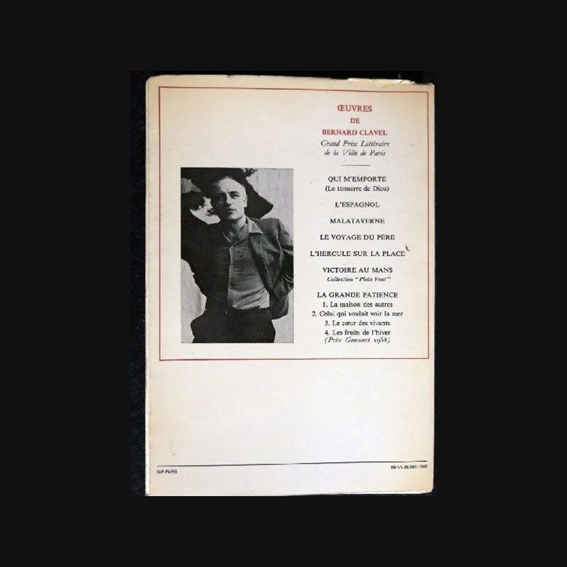 L'Espion aux yeux verts de Bernard Clavel aux éditions Robert Laffont 1969