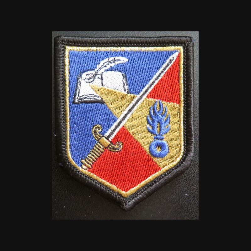 insigne tissé du centre de documentation pédagogique de la gendarmerie