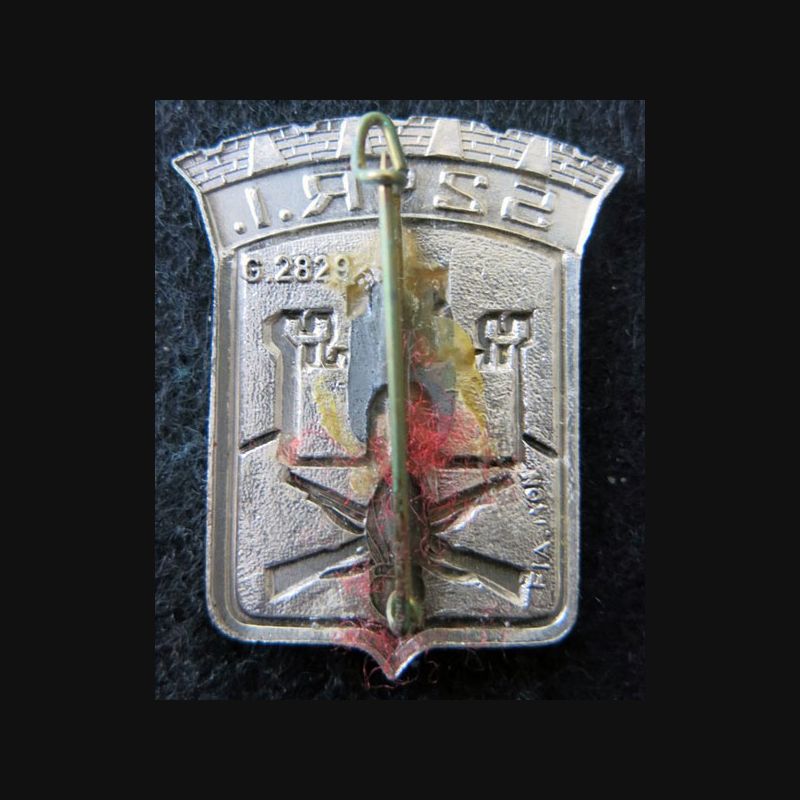 52° régiment infanterie divisionnaire FIA Lyon G. 2829 émail grenade