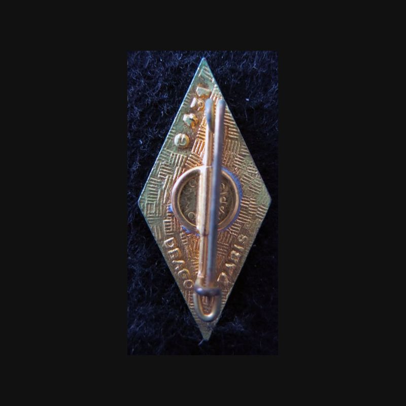 insigne 57° régiment d'infanterie RI Drago Paris G. 431 émail
